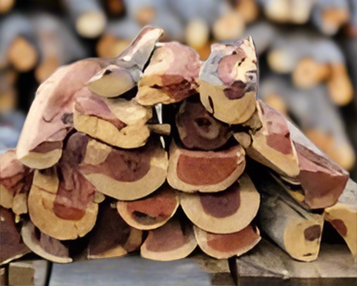 The Premier Burn Box: 20lbs of 11" Log Splits paired with 4 Fire Ballz